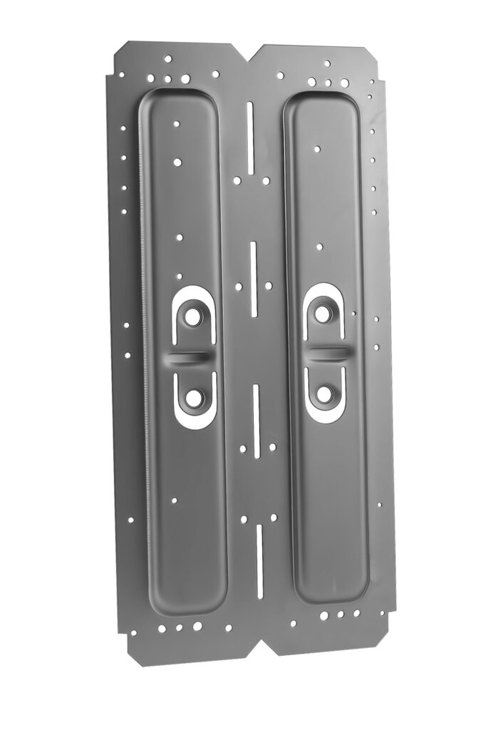 Twin Sliding Rail Assembly with Lock Slot - Cabin Steel Company